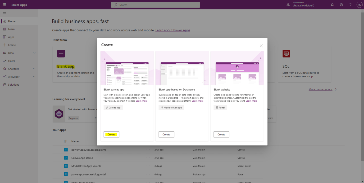 Getting Started with PowerApps | phData