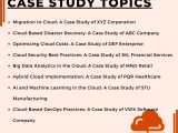Cloud Computing Case Study Ideas
