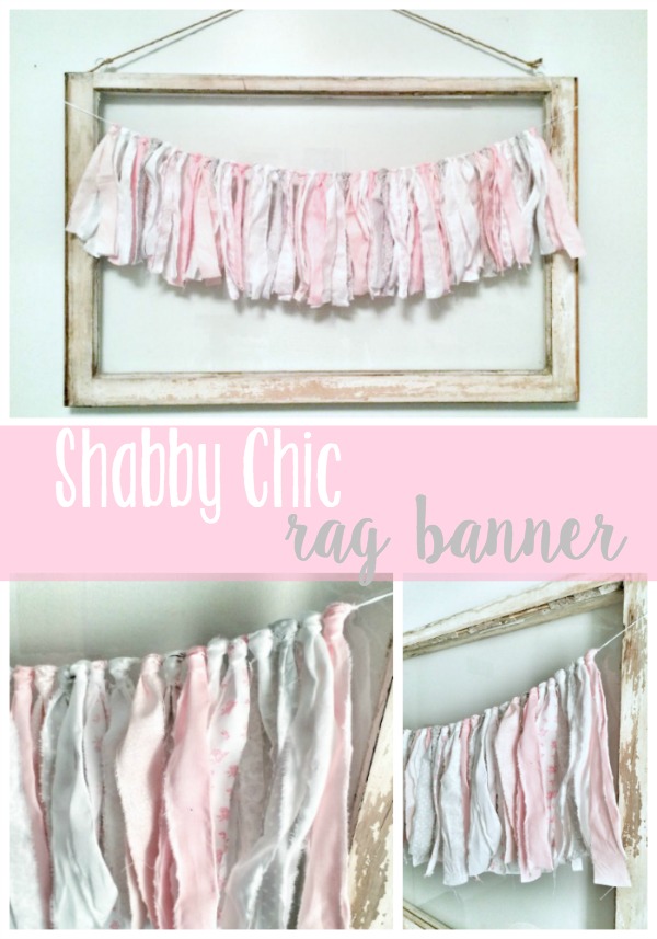 Shabby Chic Rag Banner - Cypress and Wool