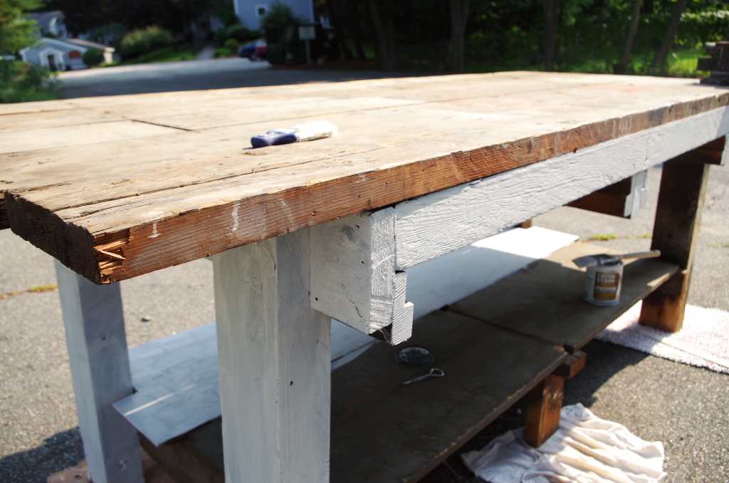 Garage Workbench Makeover – Plaster & Disaster