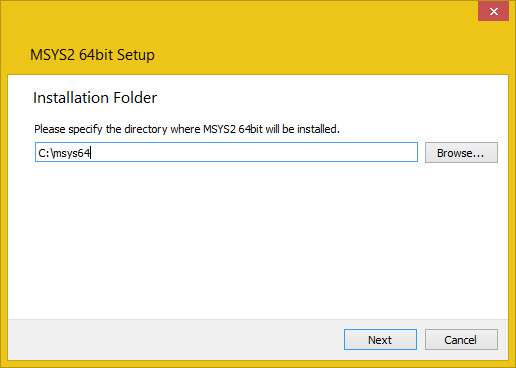 Building OpenOCD under Windows using MSYS2