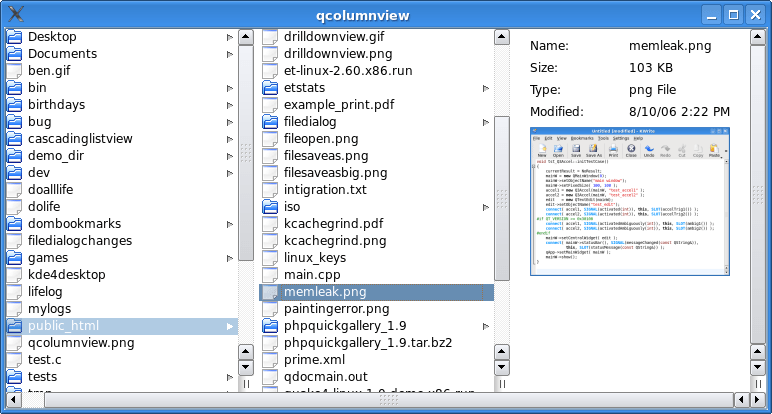 KDE 4: QColumnView, Kulak, Oxygen - Paolo Lucciola Photography