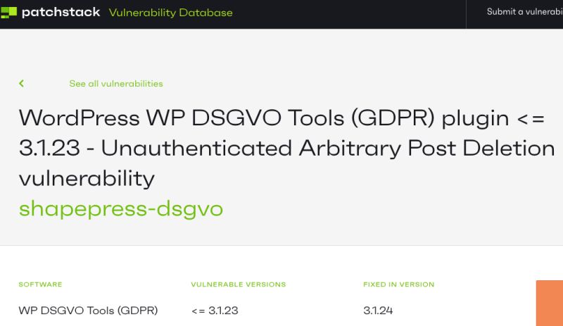 Wordpress Vulnerability Database Patchstack - Best Mountain Pictures in Retina