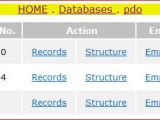 Php Pdo Project To List All Database Tables Records With Delete And