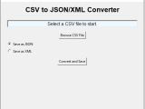 Csv To Json Xml Converter With Tkinter