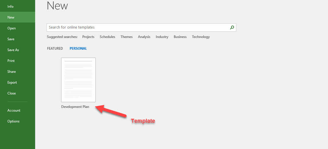 Creating a Project Template in Microsoft Project 2019