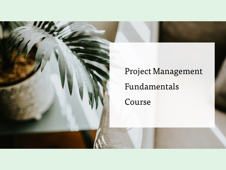 Project Management Fundamentals Course