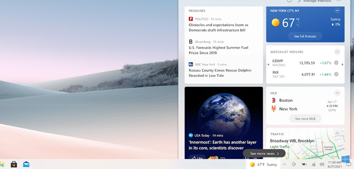 Microsoft releases new “news and interests” taskbar option in Windows ...
