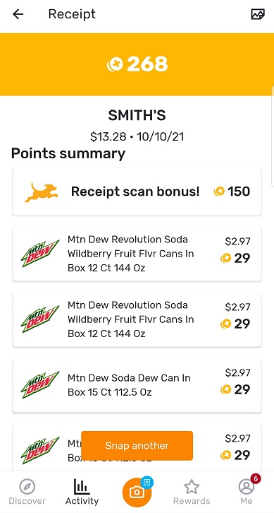 Adding a little extra cash in your pocket using Fetch Rewards app ...