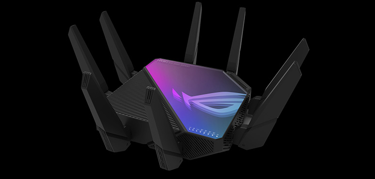 Asus’ new ROG Rapture GT-AXE16000 quad-band Wi-Fi 6E gaming router ...