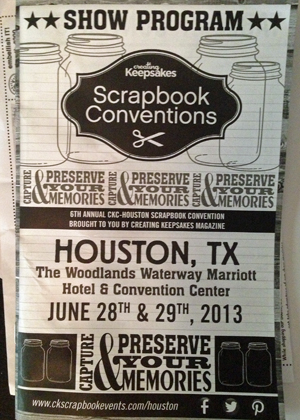 First scrapbook convention (aka pure goodness)