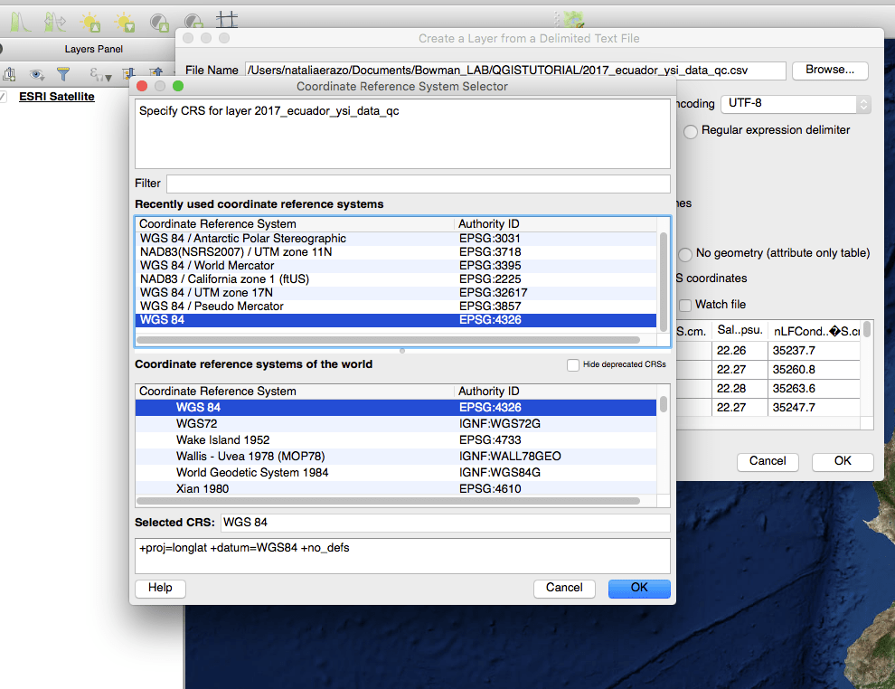 Tutorial: How to make a map using QGIS | The Bowman Lab