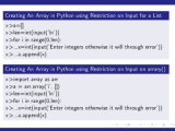 Array In Python Postnetwork Academy