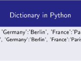 Dictionary In Python Postnetwork Academy