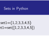 Sets In Python Postnetwork Academy