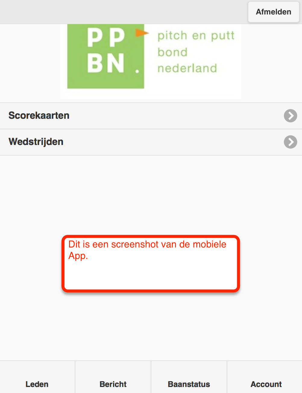 Login - Pitch en Putt Bond Nederland - PPBN