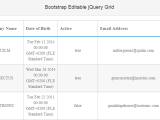 Bootstrap Editable Grid Prepbootstrap