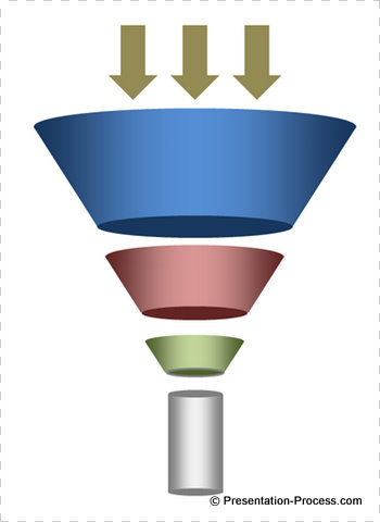 PowerPoint Tutorial To Make A Funnel Diagram