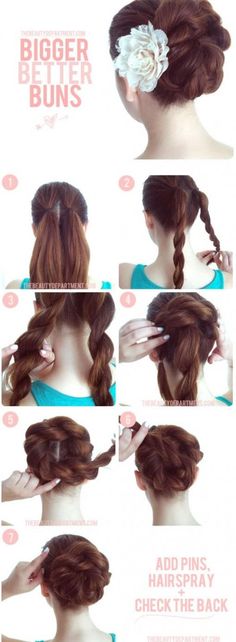 17 Charming Bun Hairstyles With Tutorials - Pretty Designs