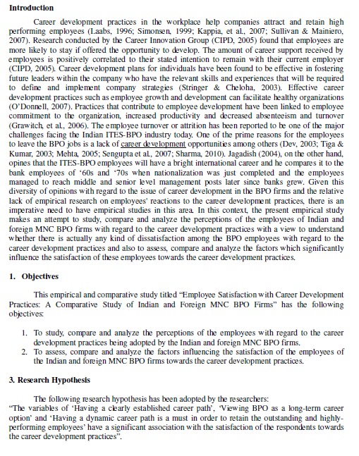 11 Free Sample Career Development Survey - Printable Samples