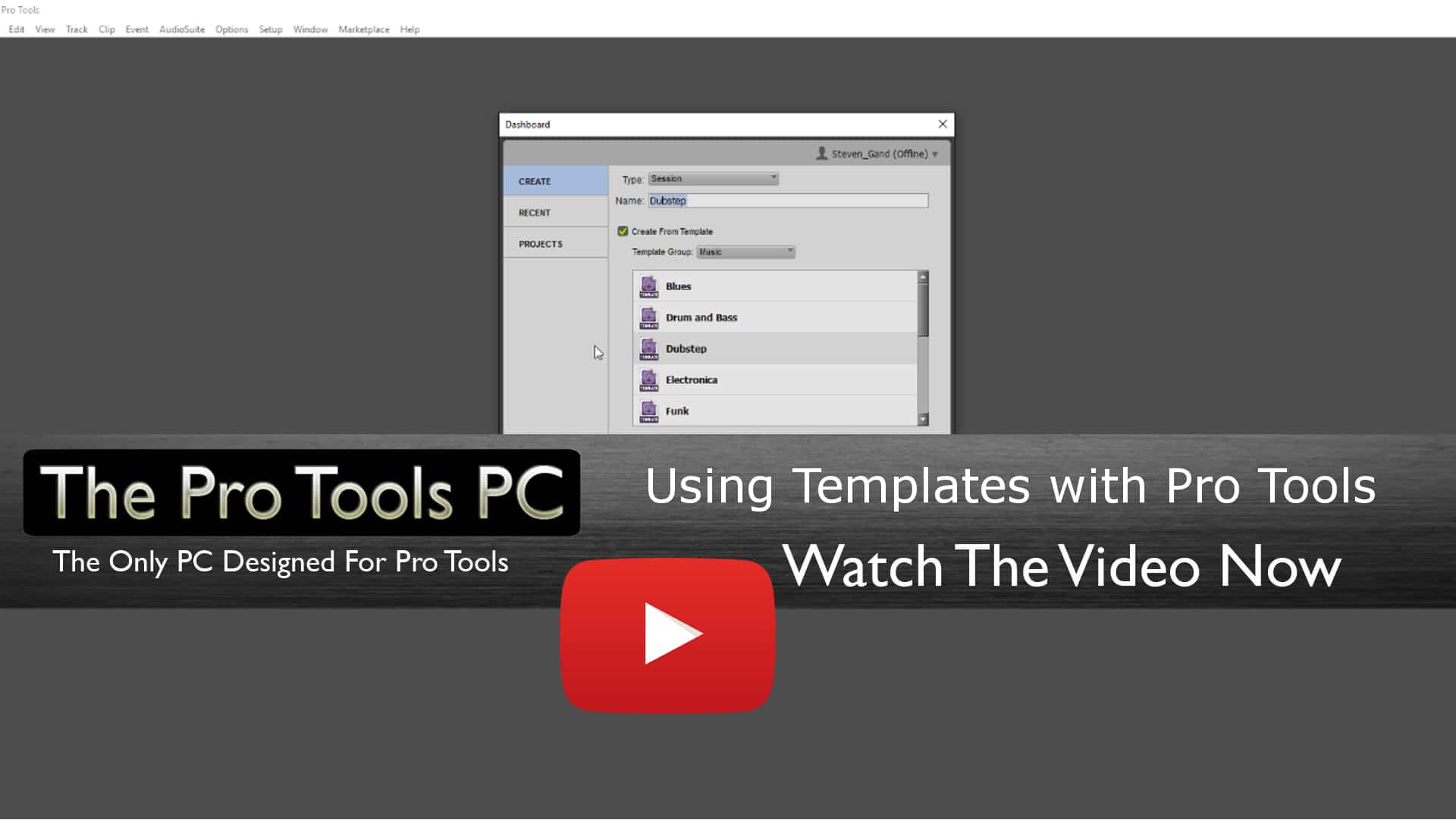 Using Session Templates in Pro Tools - The Pro Tools PC