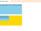 Css Width Height Properties With Examples