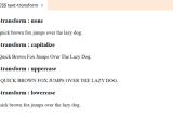 Css Text Transform With Examples