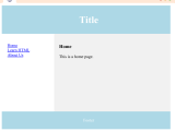 Html Layout With Div And Css