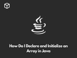 How Do I Declare And Initialize An Array In Java Programming Cube