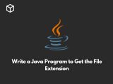 Write A Java Program To Get The File Extension Programming Cube