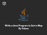 Write A Java Program To Sort A Map By Values Programming Cube