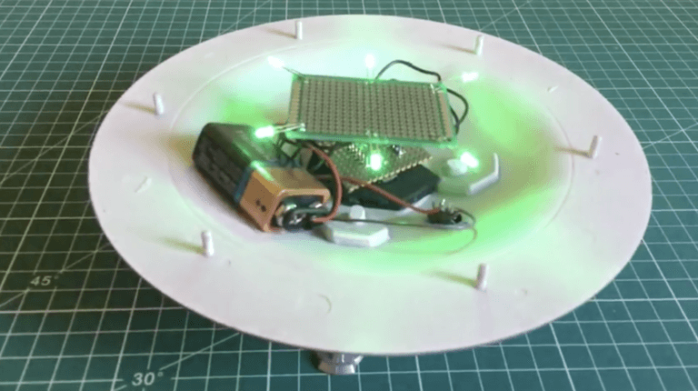 LED lighting system for plastic UFO model using Arduino :: Student Project - Programming ...