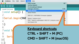 Writing To Console with Arduino | SOLVED