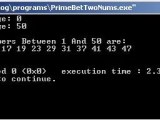 C Program To Print The Prime Numbers Between The Two Numbers Given