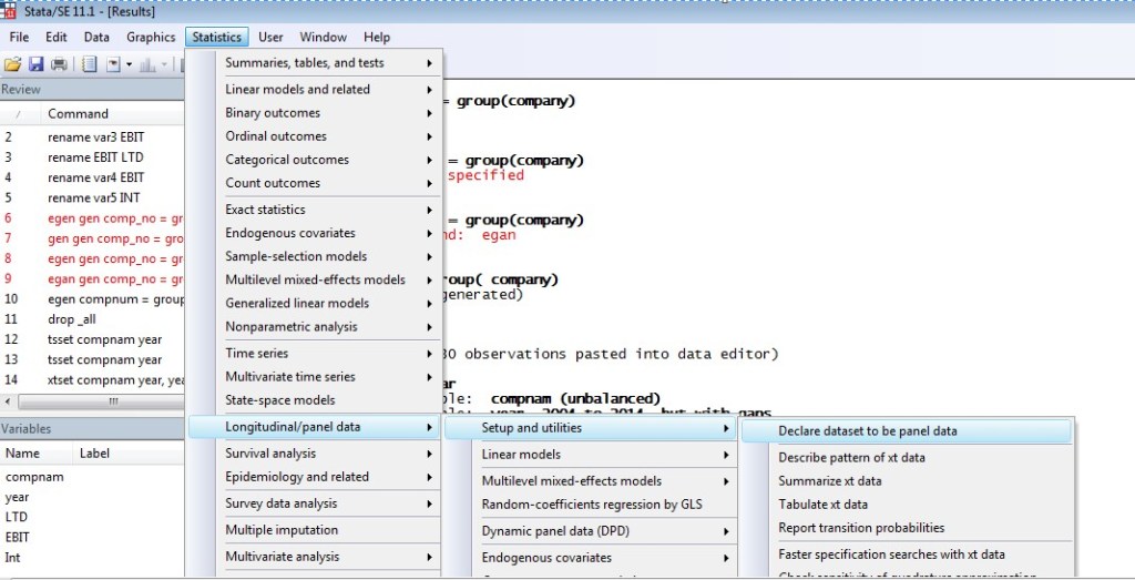 What Is Panel Data Analysis In STATA What Is Panel Data Analysis In STATA