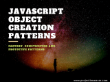Javascript Creation Patterns Project Immerse
