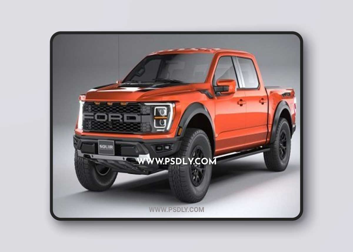 Ford F150 Raptor 2021 3D Model