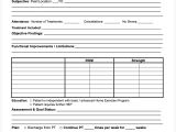 Therapy Progress Notes Template