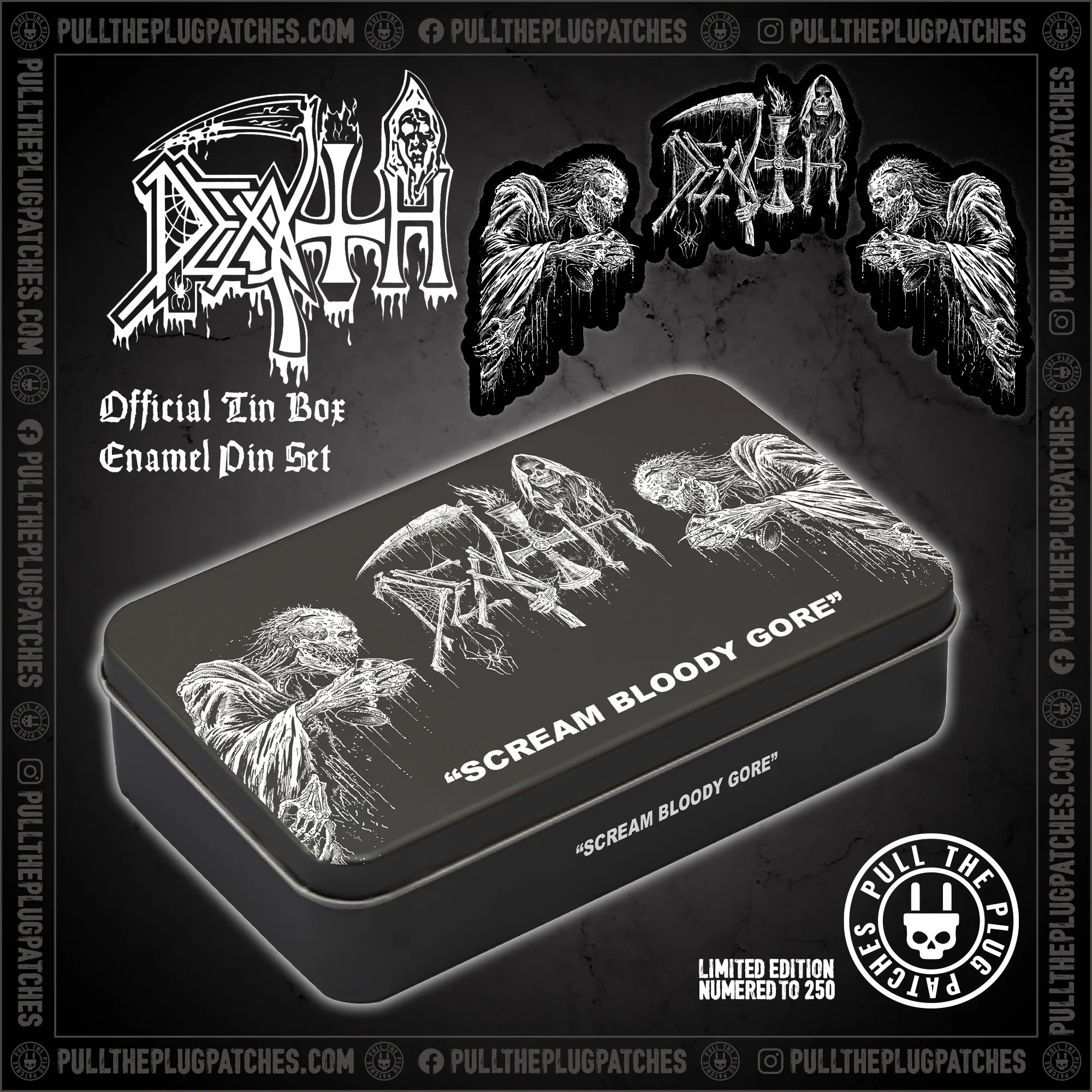 Death Pull The Plug Patches