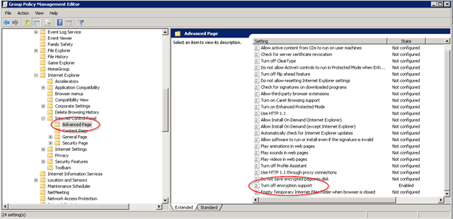 Habilitando TLS 1.1 e TLS 1.2 no Internet Explorer 9 via Group Policy ...