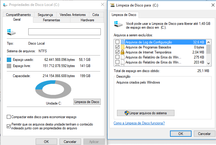 Excluindo arquivos temporários no Windows 10 - Purainfo