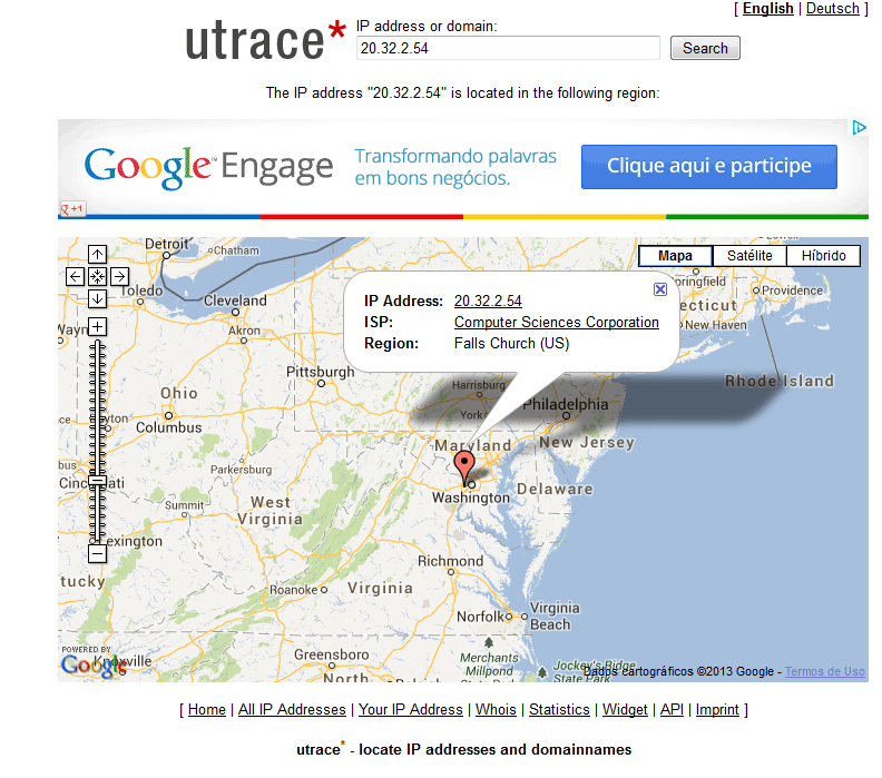 Como saber a origem geografica de um IP - Purainfo