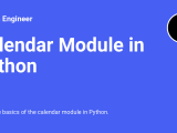Calendar Module In Python Python Engineer