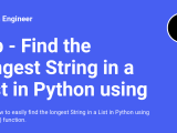 Tip Find The Longest String In A List In Python Using The Max