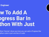 How To Add A Progress Bar In Python With Just One Line Python Engineer