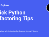 Quick Python Refactoring Tips Python Engineer