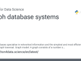 Graph Database Systems Python For Data Science