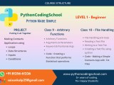 Python Course Structure For High School Students Coding Classes
