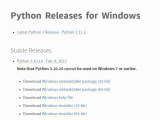 Installing Python On Windows 11