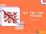 Creating Gui Enabled Tic Tac Toe In Python Python Pool